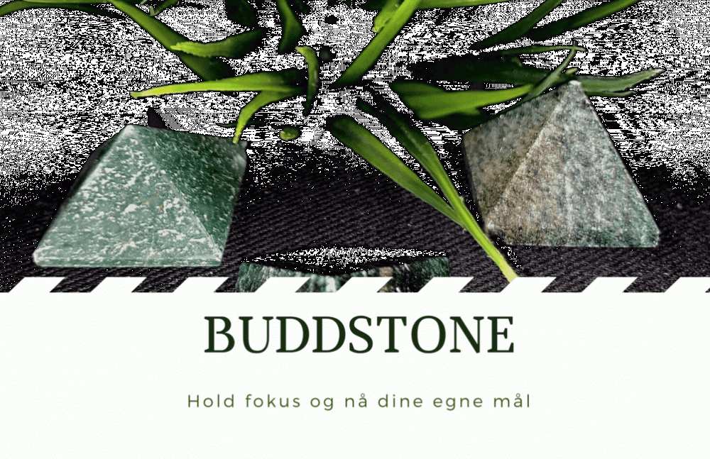 Buddstone Pyramide | Afrikansk Jade | Krystaller - Mystica